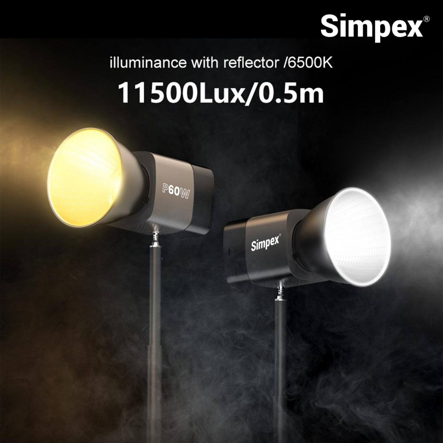 60W Bi-Color Continuous LED Light – Bright 5X Value