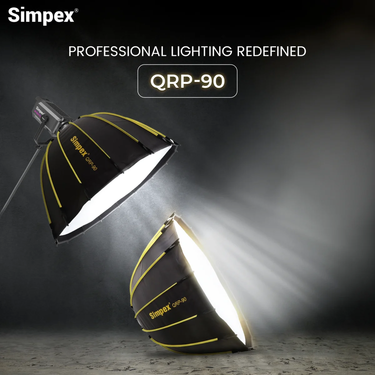 Simpex QRP-90 Deep Octa Quick Release Parabolic Softbox with honey comb ...
